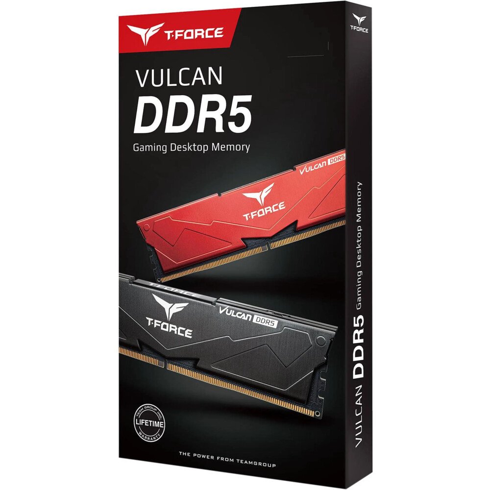 Memoria RAM TeamGroup T-Force Vulcan 32GB (2 x 16GB) 288-Pin DDR5 6400 MHz CL40 – Enjoy Videogames